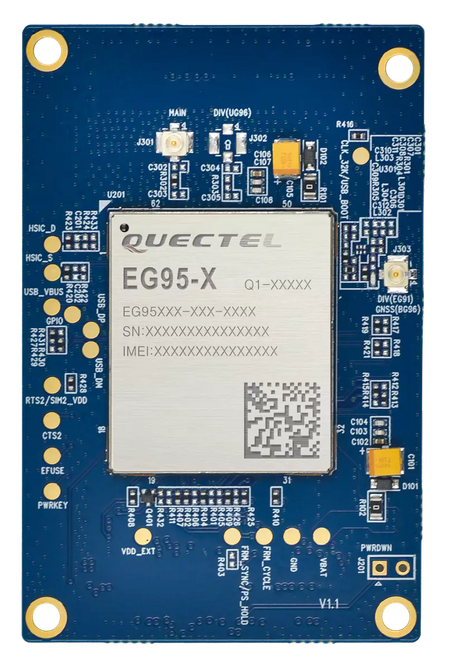 Quectel EG95-EX-TE-A - 4G adapter | Manufacturers \ Quectel \ Evaluation Boards