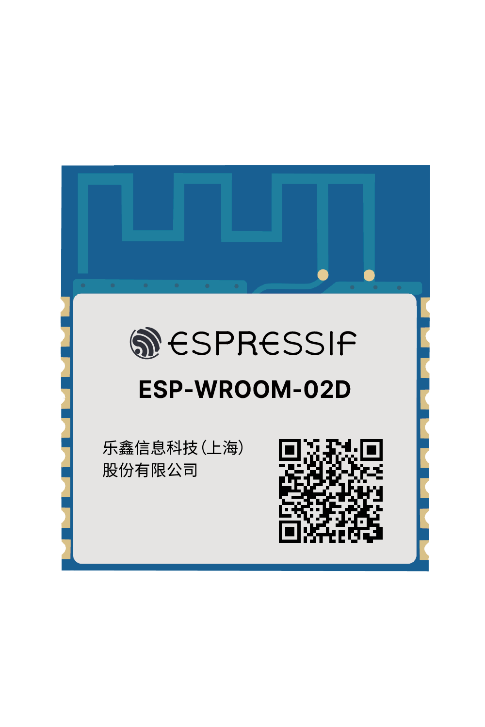 Espressif ESP-WROOM-02D-N2 - WiFi module 2 MB \ PCB | Manufacturers \ Espressif Systems \ Wi-Fi ...