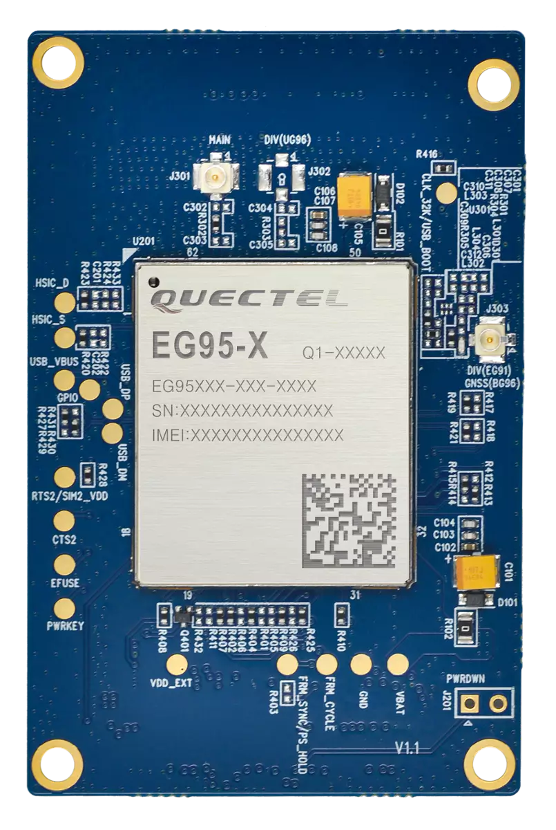 Quectel EG95-EX-TE-A - 4G adapter | Manufacturers \ Quectel \ Evaluation Boards