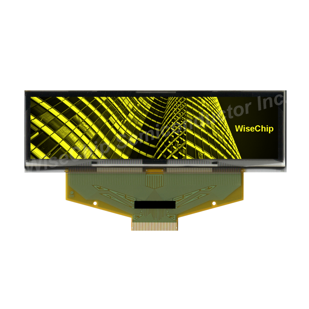 WiseChip 3.12” OLED Display - monochromatic display Yellow (16 grey scales) | Manufacturers ...