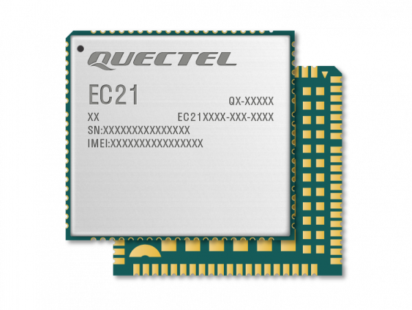 Quectel EC21-EUX 1+1 - moduł LTE LCC \ 1Gbit ROM+1Gbit RAM \ EMEA ...
