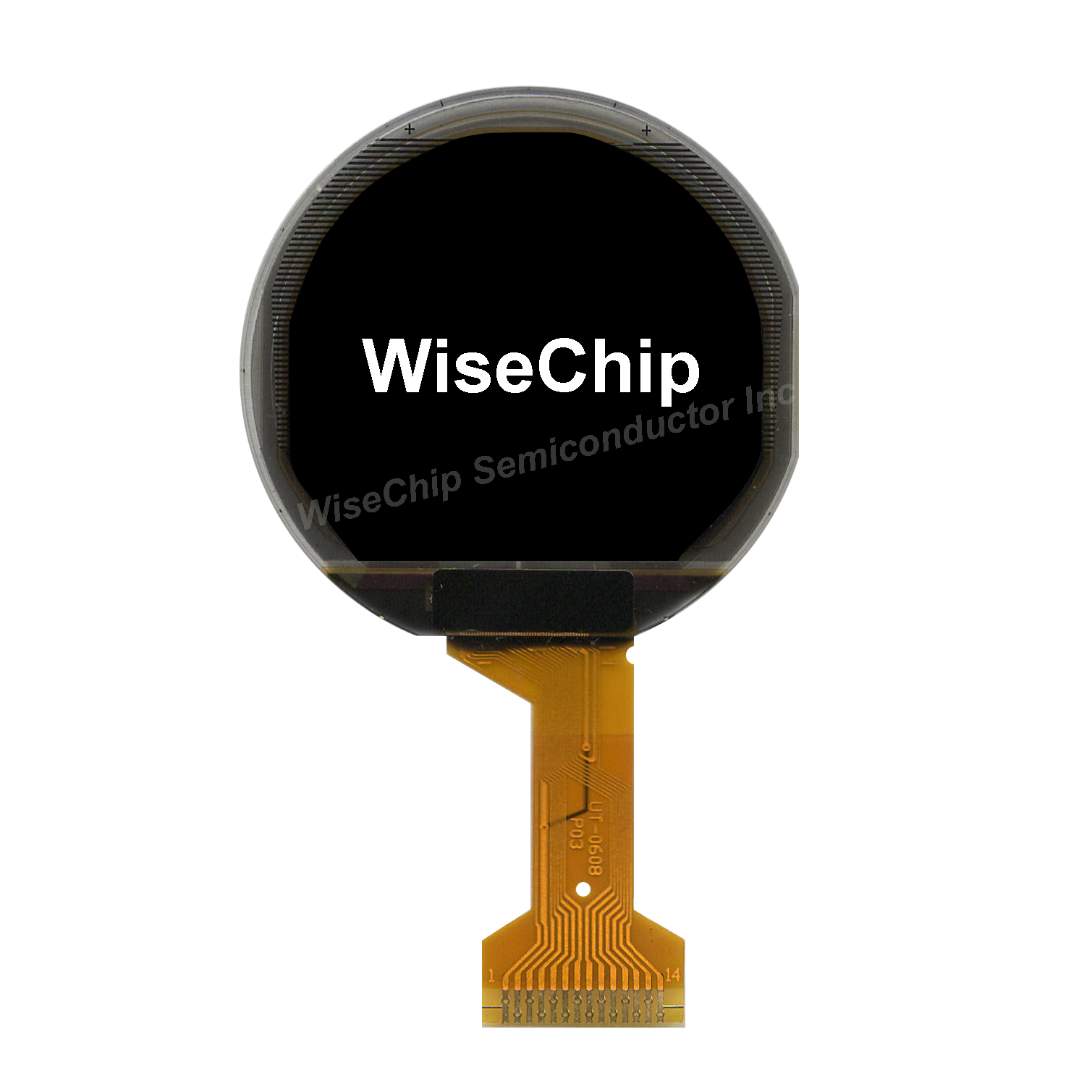 WiseChip 1.07" OLED Display - wyświetlacz okrągły | Producenci \ Wisechip \ Monochromatyczne ...