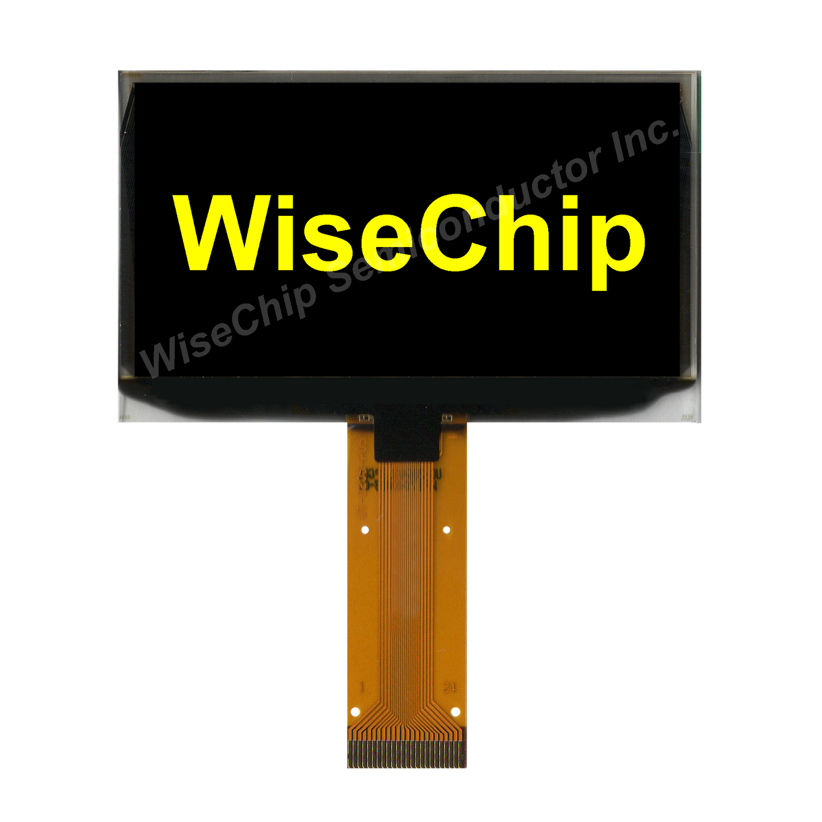 WiseChip 2.42” OLED Display - wyświetlacz monochromatyczny Żółty \ SMD | Producenci \ Wisechip ...